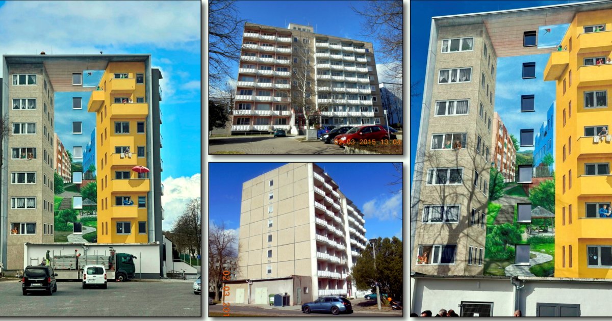 Mehr als Fassade: Was hinter dem Kunstwerk an der Leinefelder ...